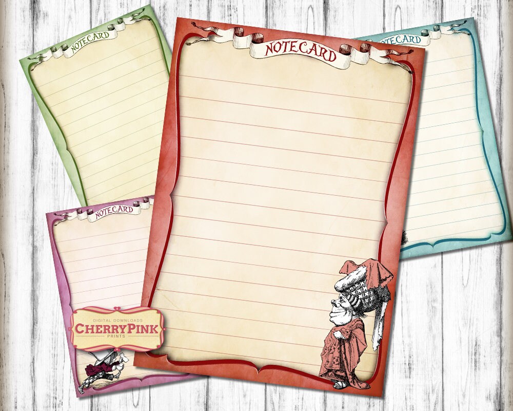 Alice in Wonderland Journal Alice Journal Printable | Etsy