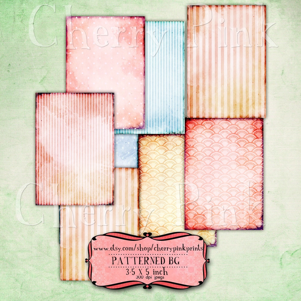 Grunge Collage Sheet, Printable Paper Craft Supply, Jpg Premade Page ...