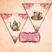 TEA PARTY BUNTING Large Digital Printable Bunting Download for ...