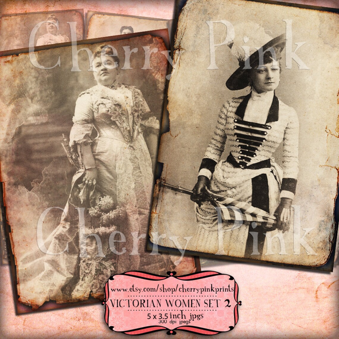 Victorian Ephemera Craft Supply Vintage Images Digital - Etsy