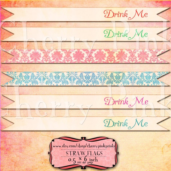 Printable Straw Flag - Etsy
