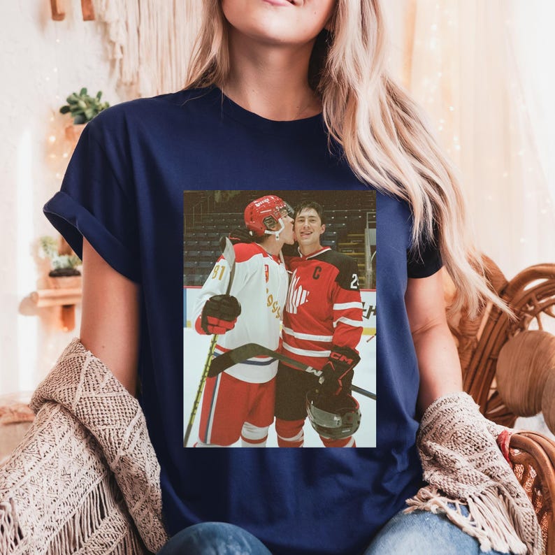 Ilya Rozanov Licks Shane Hollander Face T-shirt, Funny Ilya With Shane ...