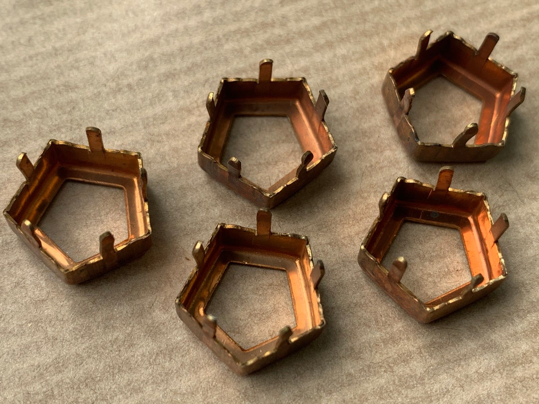 6 Prong Settings 12mm Star Copper - Etsy