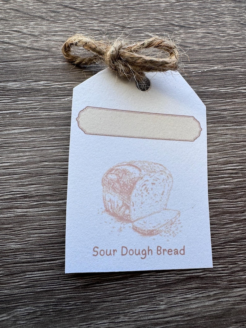 Vintage Sourdough Bread Tags | Rustic Bakery Labels (digital Download ...