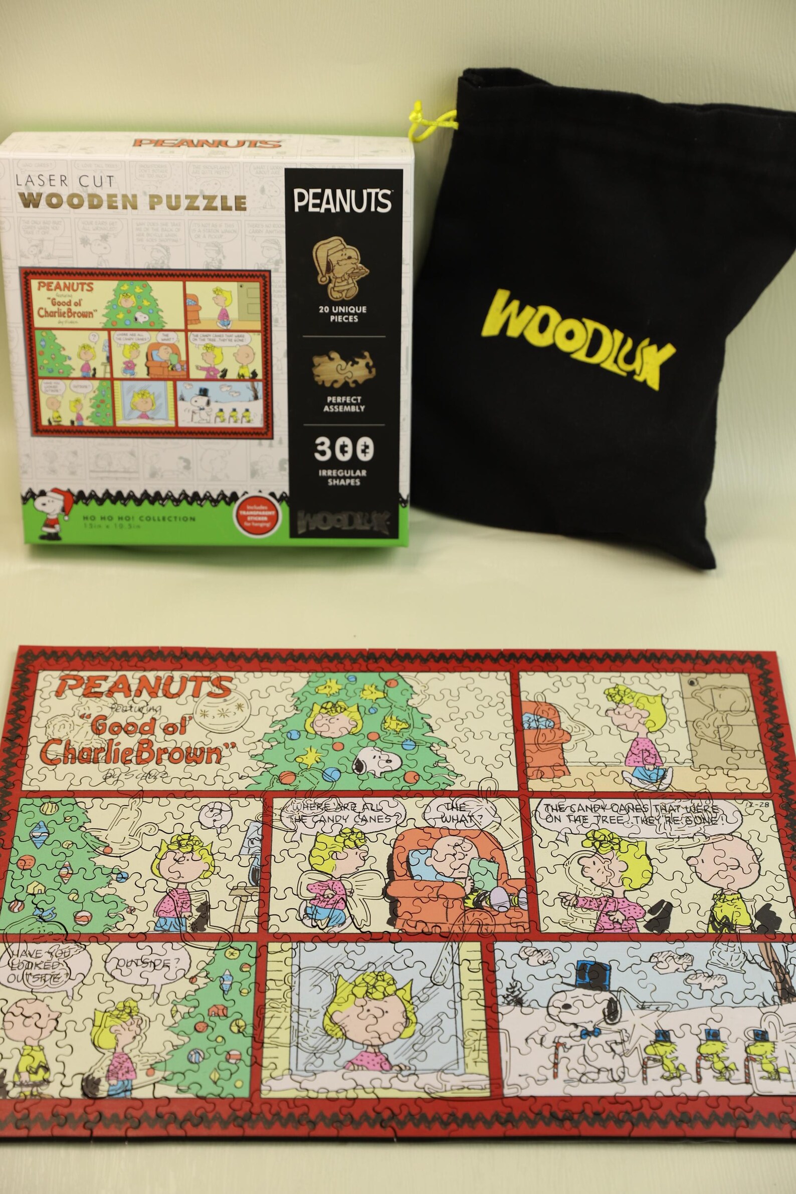 Snoopy Peanuts Series Wooden Puzzle 300pcs, Comic Strip Art, Holiday ...