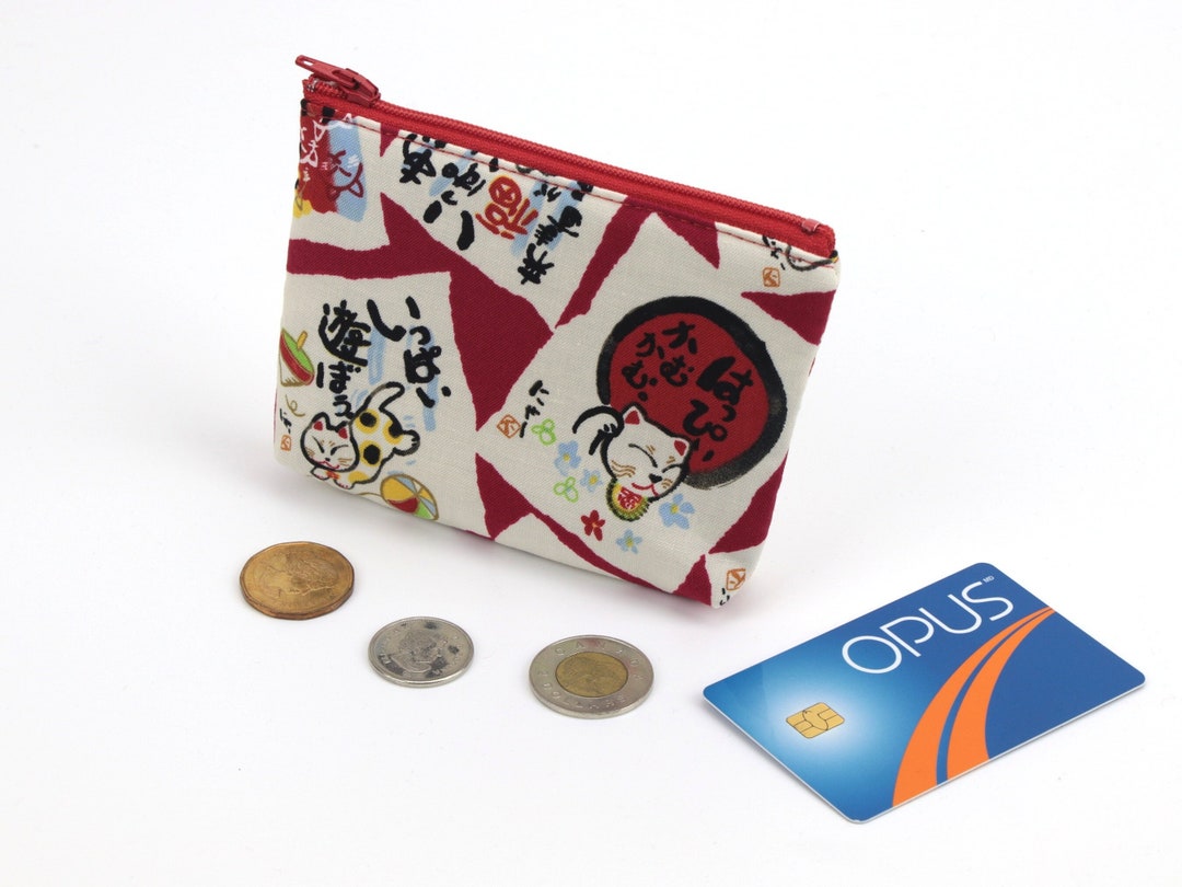 Cosmetic Pouch,zipper Small Pouch,gift for Her, Nyanko Cat Kitty Red - Etsy