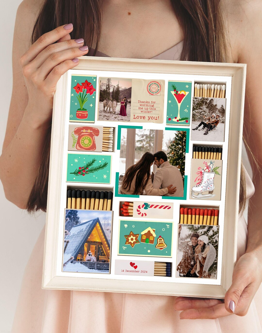 Matchbook Print DIY Canva Template Matchbox Printable Gift for Friends ...