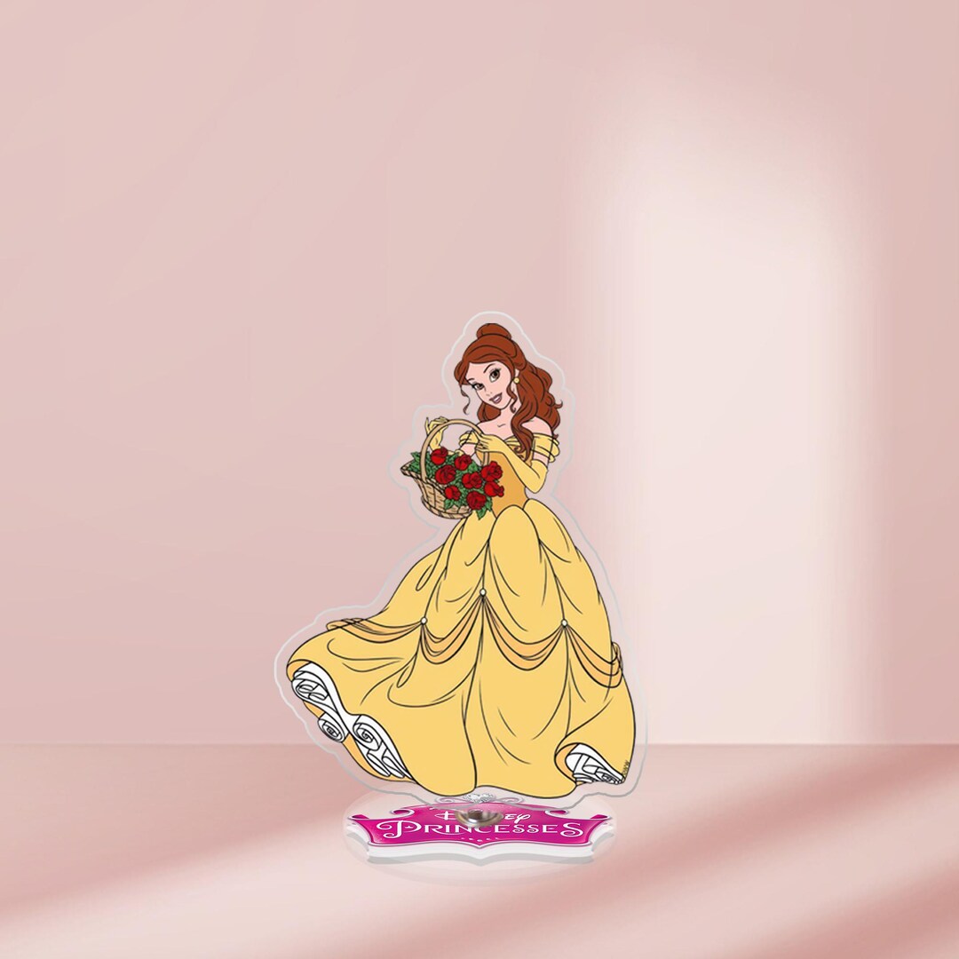 Princess Acrylic Spinning Standee 360 Rotating, Display Double Sided ...