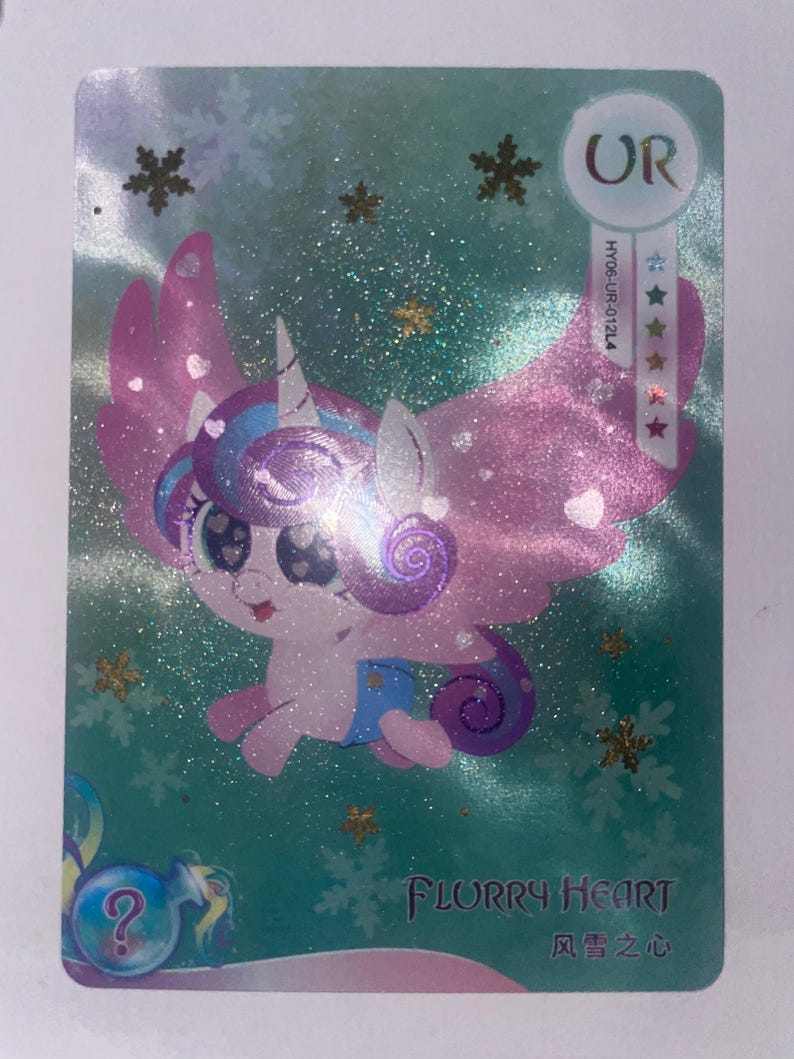 KAYOU My Little Pony UR Cards (moon 6 and English ) - Etsy