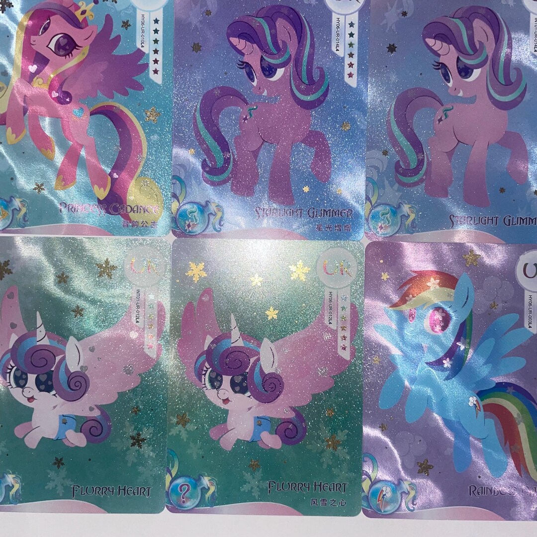 KAYOU My Little Pony UR Cards (moon 6 and English ) - Etsy
