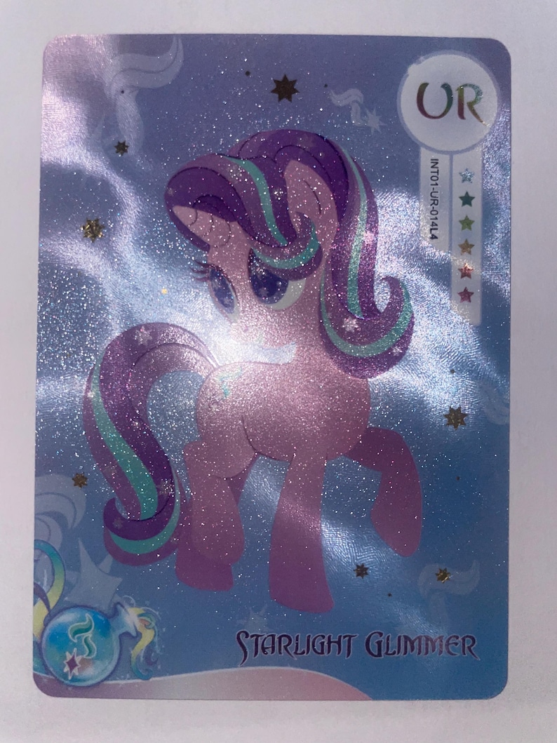 KAYOU My Little Pony UR Cards (moon 6 and English ) - Etsy