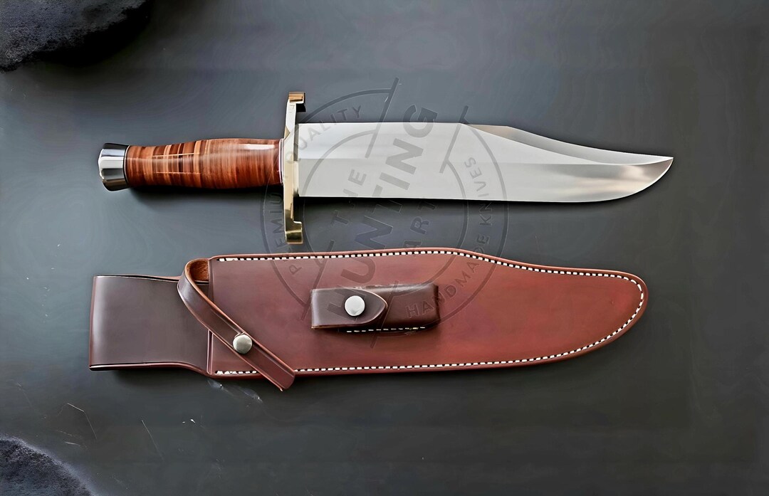 Handmade Randall Rare Smithsonian Bowie Knife Replica W/sheath ...