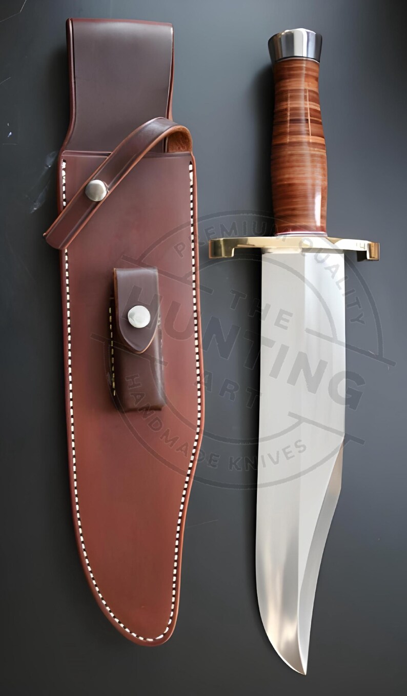 Handmade Randall Rare Smithsonian Bowie Knife Replica W/sheath ...