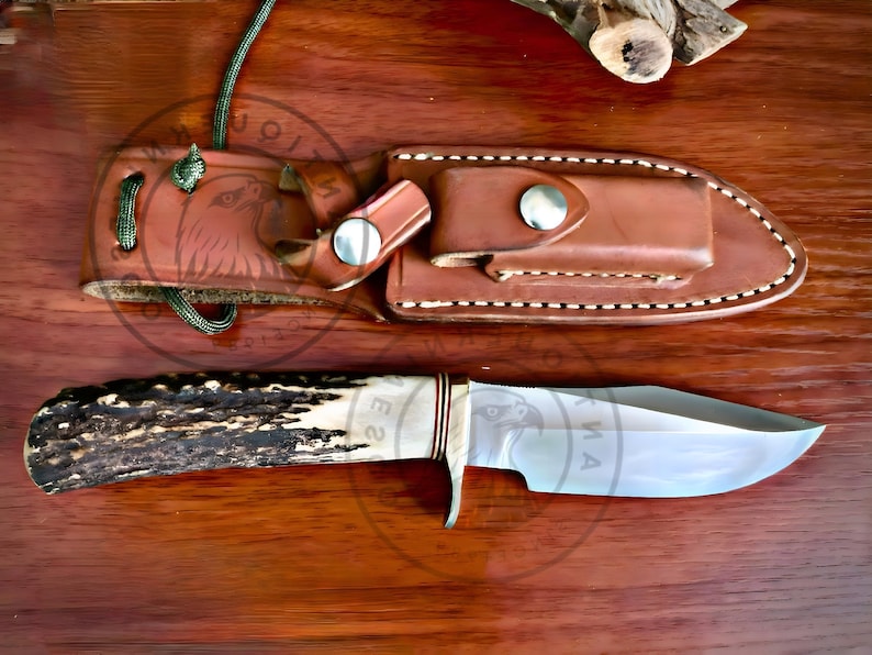 Handmade Randall "gamemaster" Hunting Knife Replica W/sheath ...