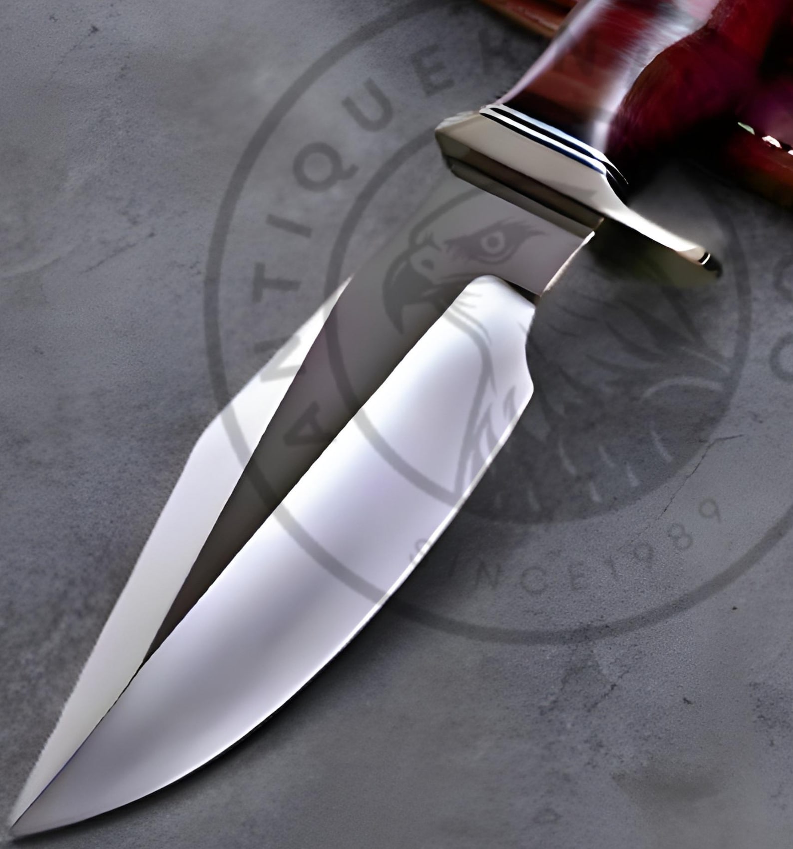 Handmade Randall Rare BUSHMASTER Bowie Knife Replica W/sheath ...
