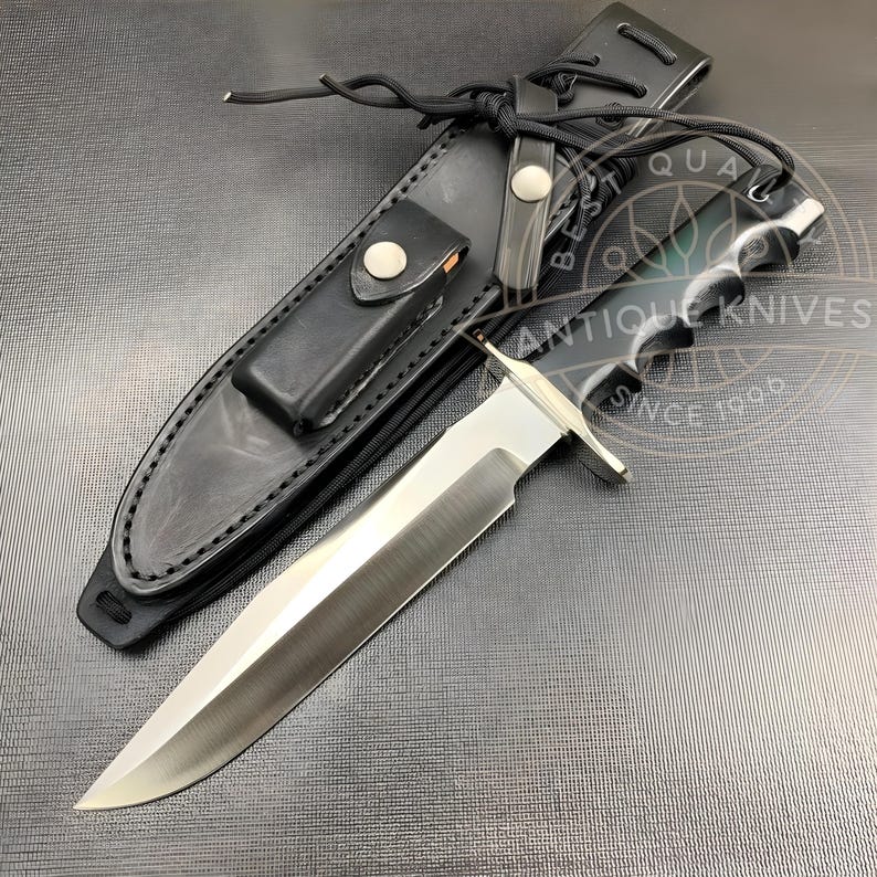 Handmade Rare Randall Hunting Bowie Knife Replica W/sheath | Bushcraft ...