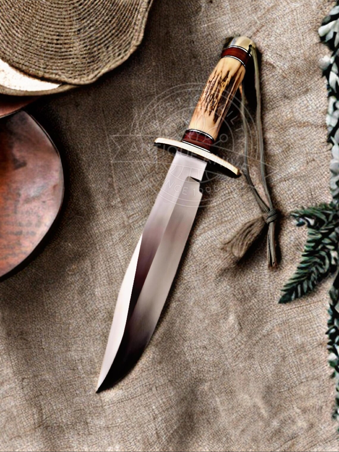 Handmade Randall Grind Sportsman Bowie Knife Replica W/sheath | Rare ...