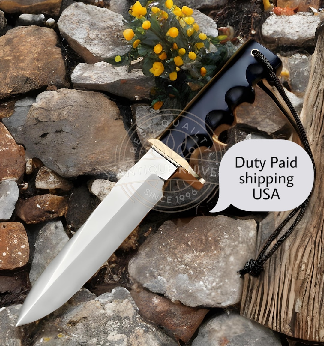 Handmade Randall Hunting Bowie Knife Replica | Vintage Hunting ...