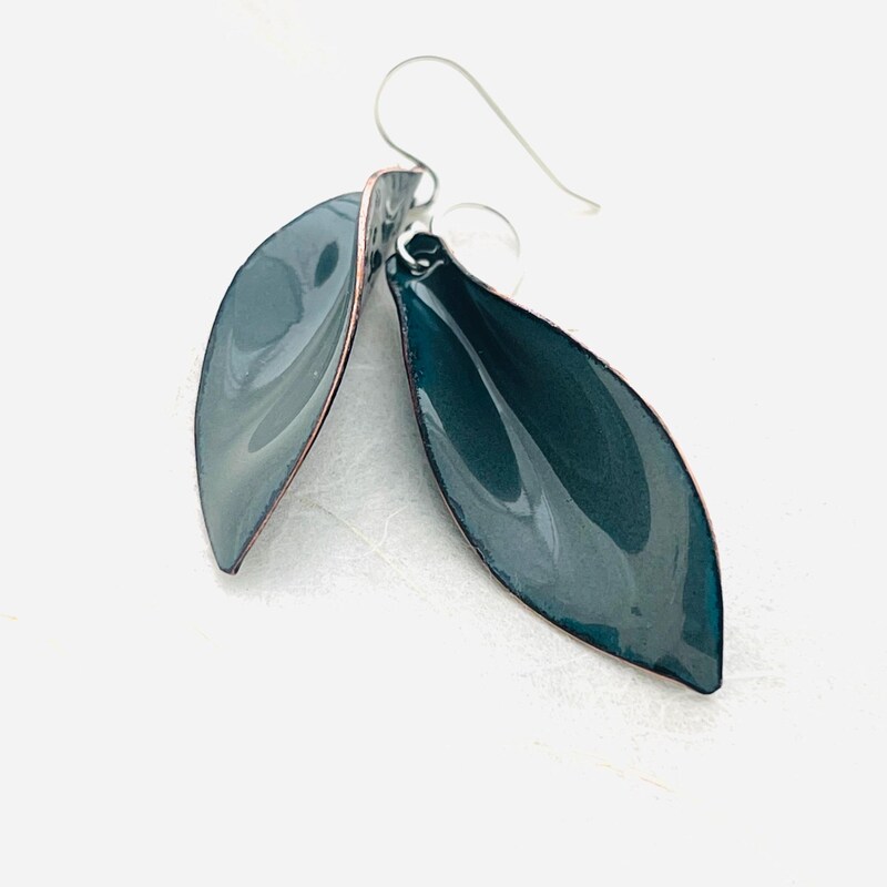 Dark Gray Earrings - Etsy
