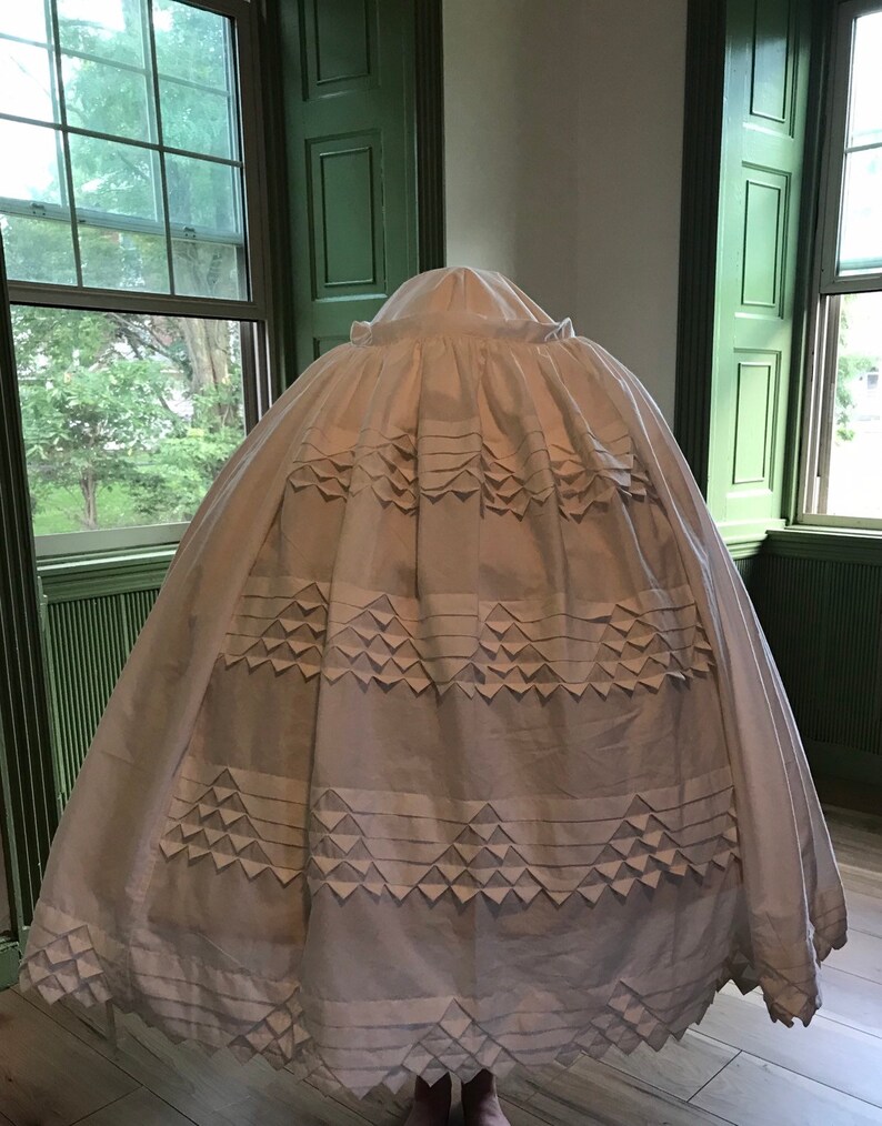 CUSTOM Daggered Tuck Petticoat - Etsy