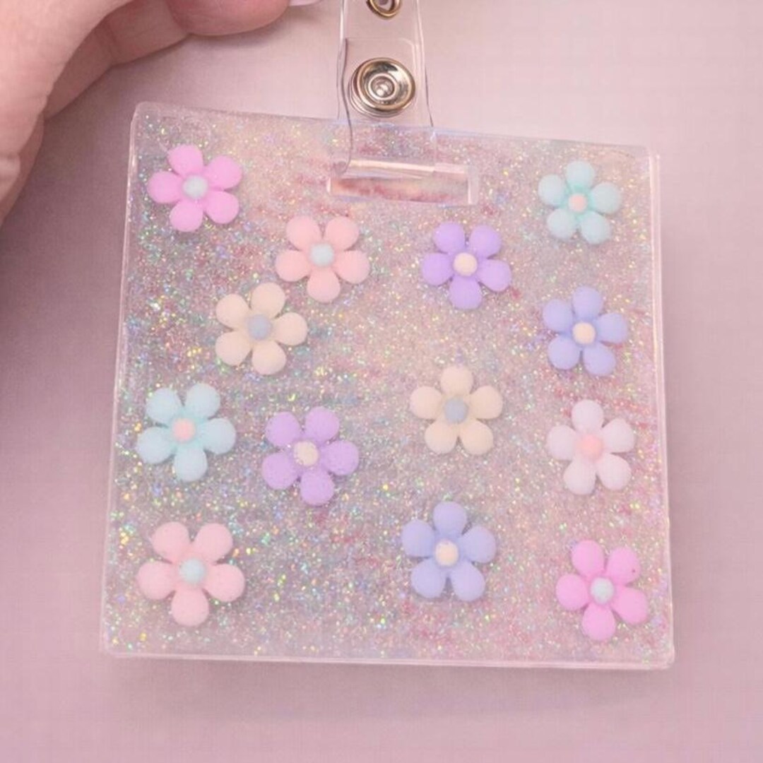 Customizable Flower Power Badge Buddy - Etsy