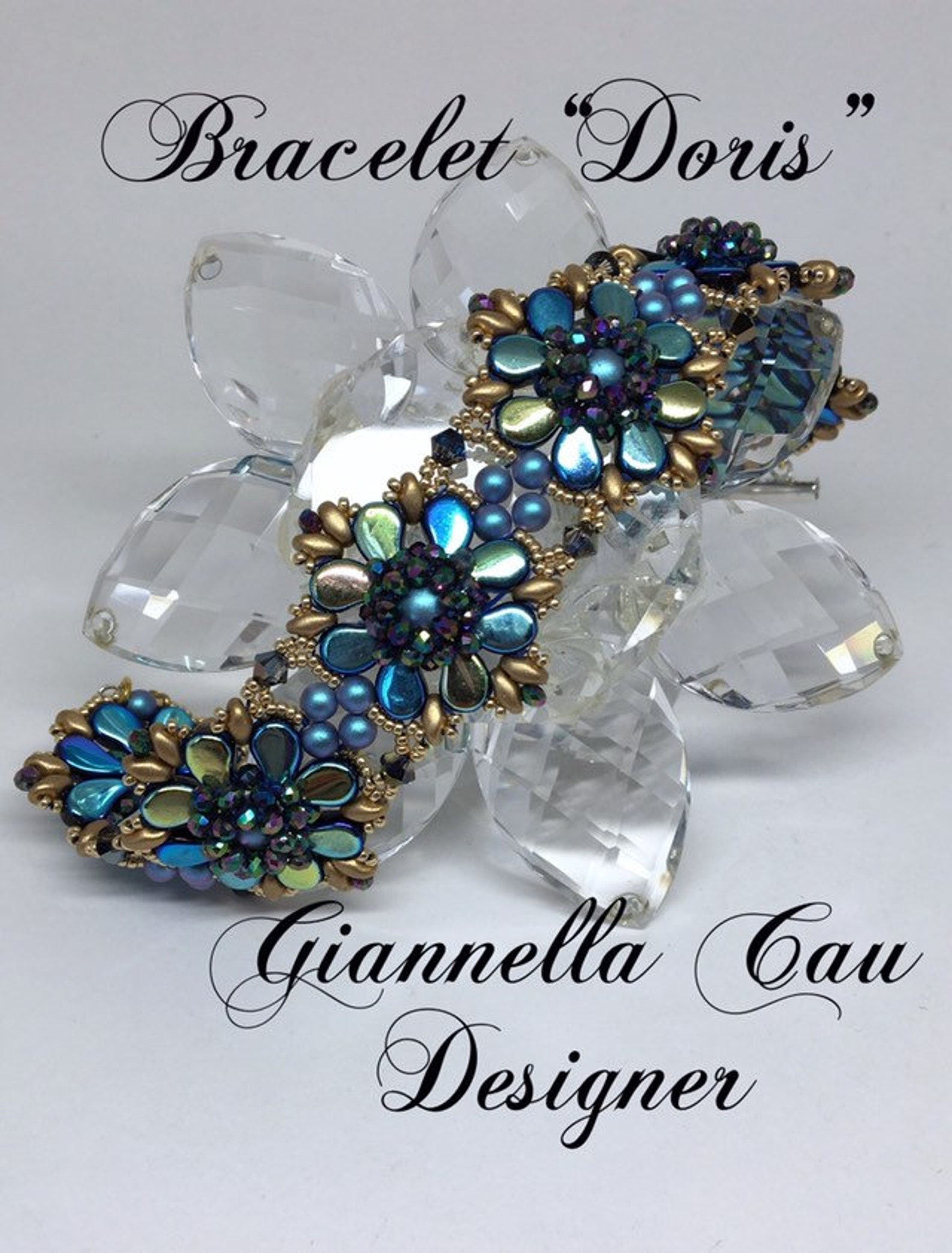 ENGLISH Pdf Tutorial “doris " Bracelet - Etsy