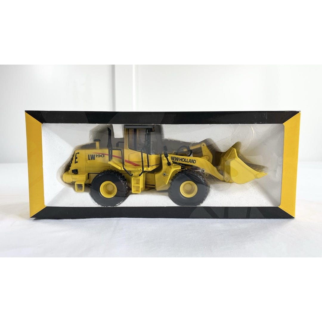 New RARE Vintage New Holland LW190B Diecast Tractor Front End Loader ...
