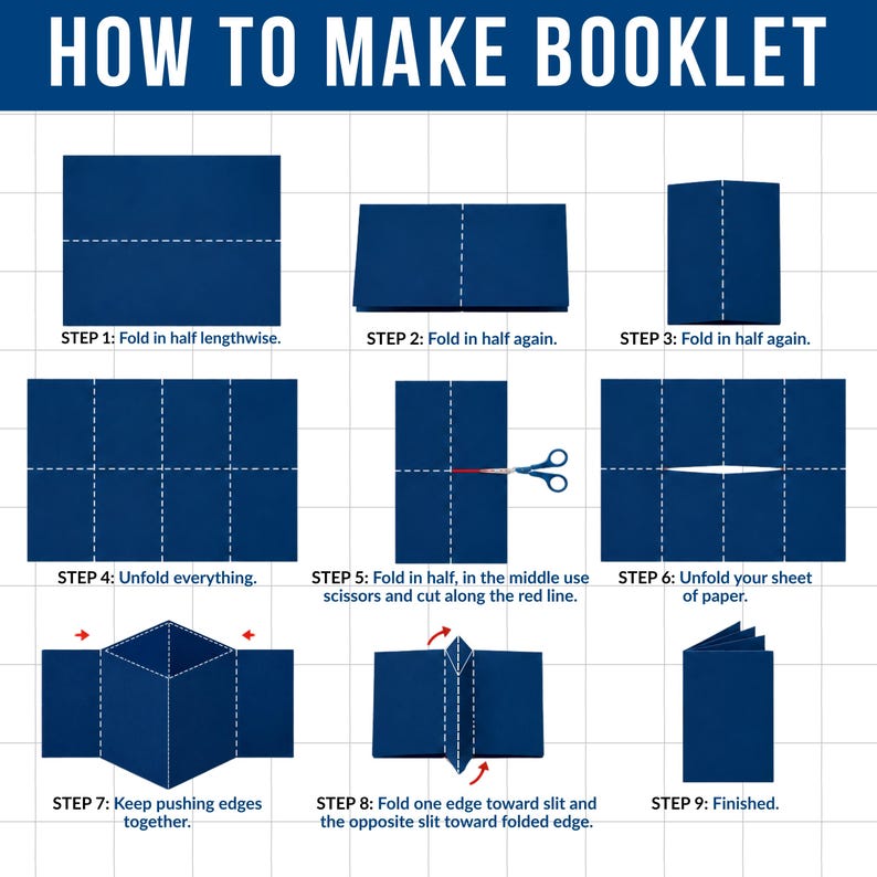 Editable Booklet Canva Template, Mini Book Template, DIY Coloring Book ...