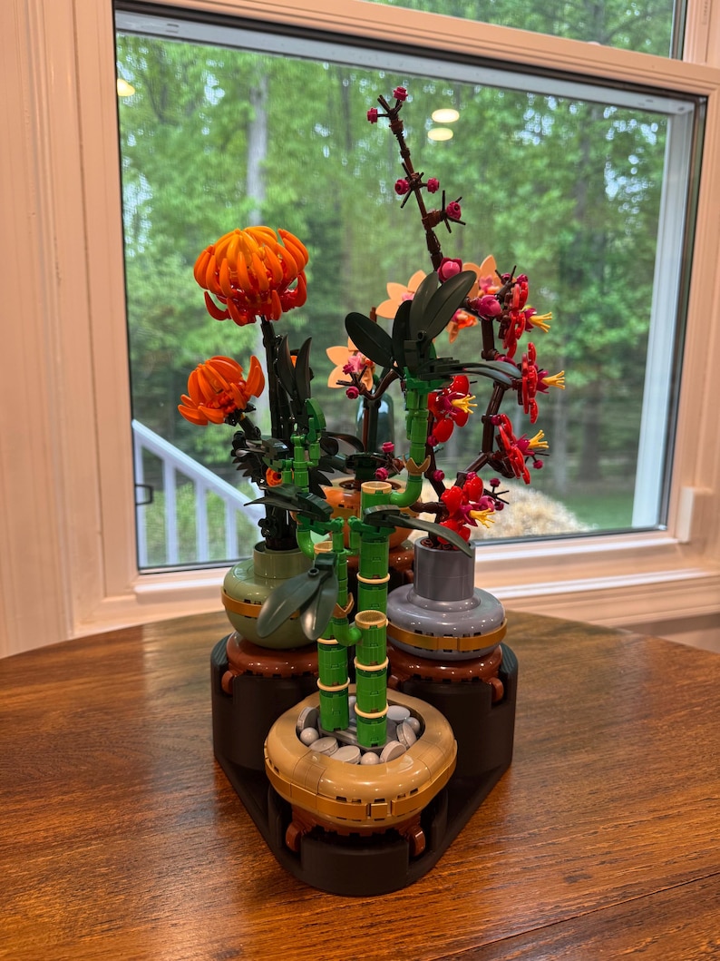 Tiered LEGO Botanical Display Stand | 4-plant Holder for LEGO ...
