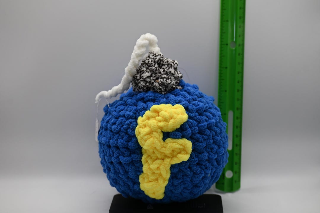Crocheted F Bomb, Novelty Desk Toy - Etsy
