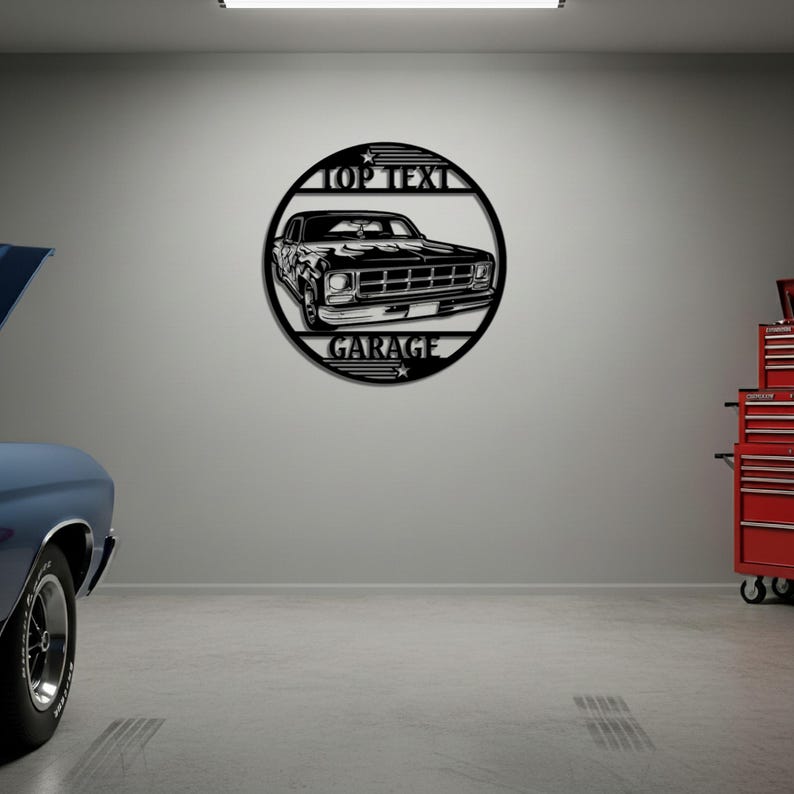 1979 Truck Personalized Metal Car Sign – Custom Garage Decor Wall ...