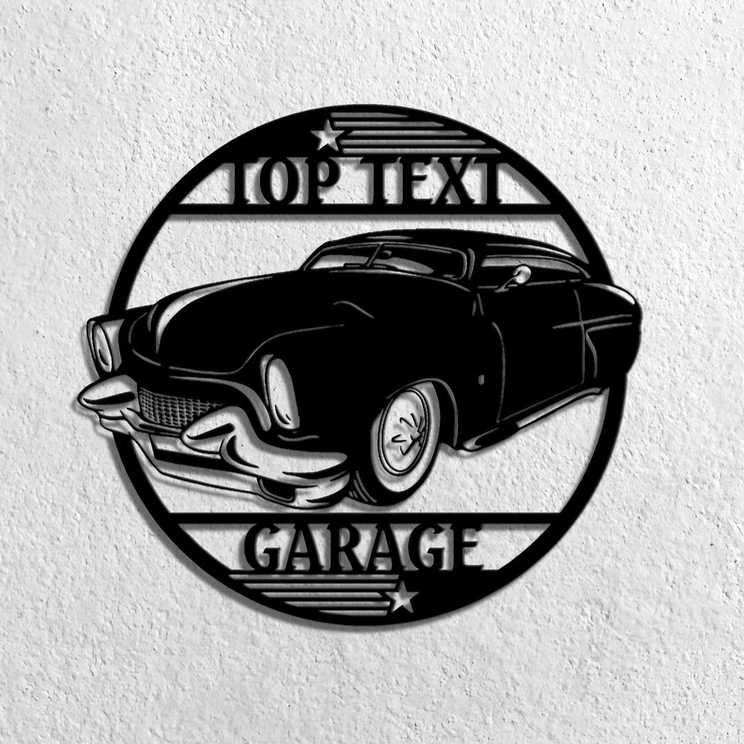 1950 Mercury Hardtop Personalized Metal Car Sign – Custom Garage Decor ...