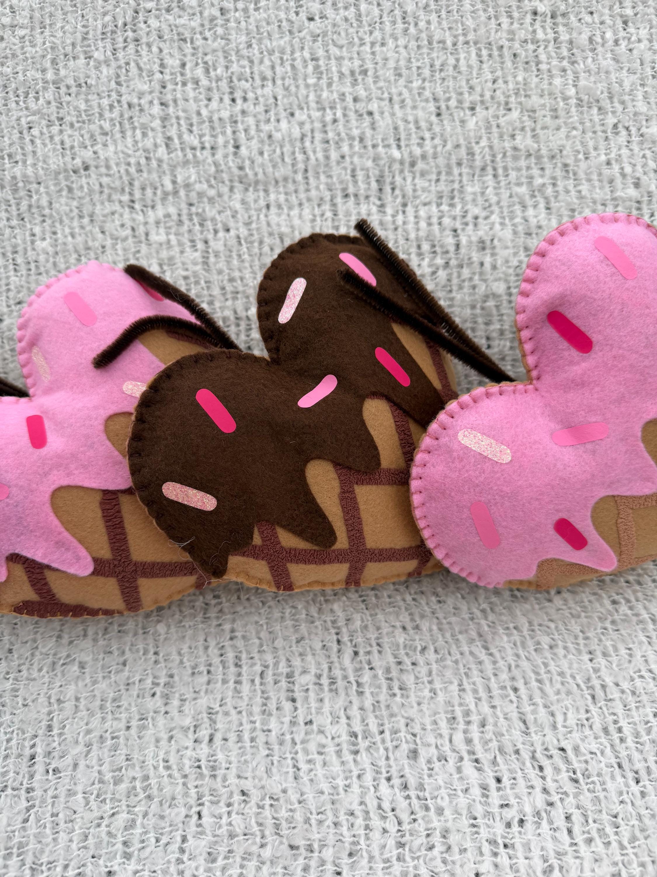 Waffle Felt Heart Wreath Attachment/ Valentine Decor/ Home Decor - Etsy