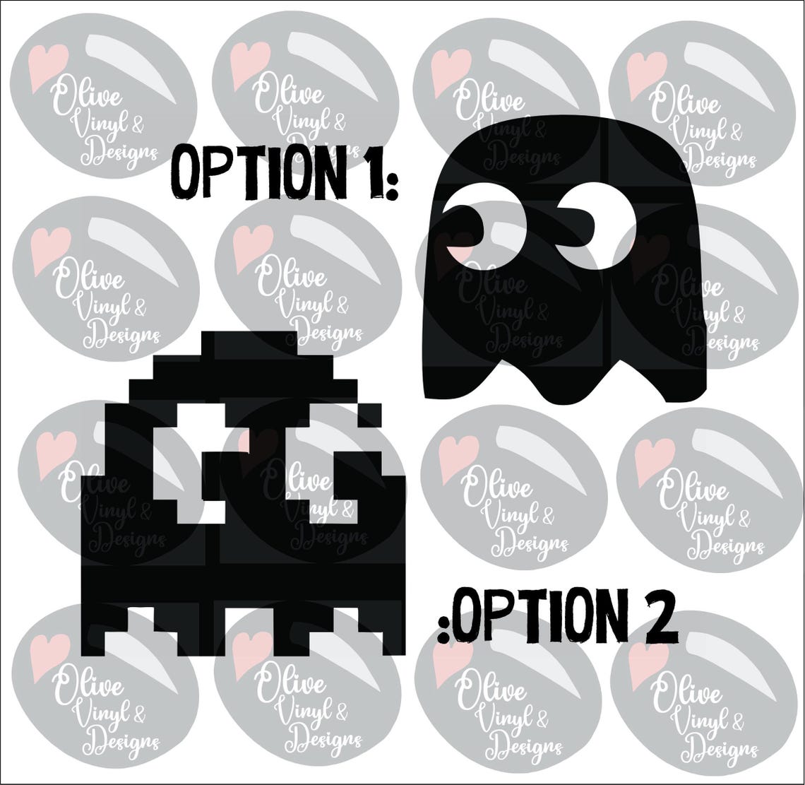Pacman Ghosts Vinyl Decal Sticker - Choose Your Option, Size and Color ...