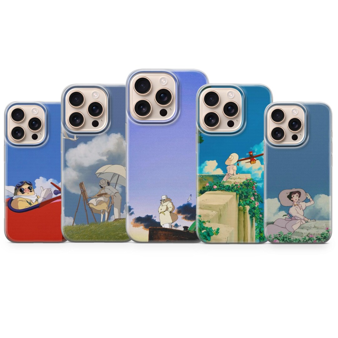 Porco Rosso Phone Case Studio Ghibli Movie Pilot Cover for iPhone 17 ...