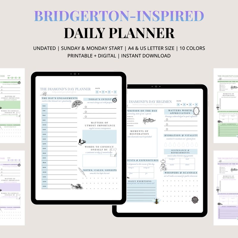 Bridgerton Letter Template - Etsy