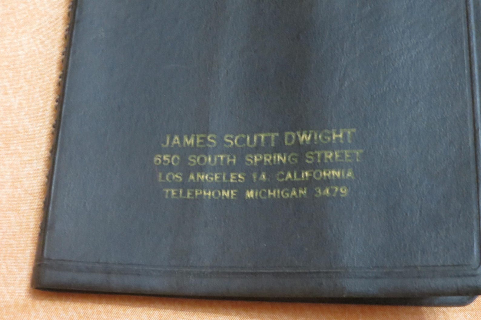 Vintage 1949 James Scutt Dwight Planner or Scheduler - Etsy
