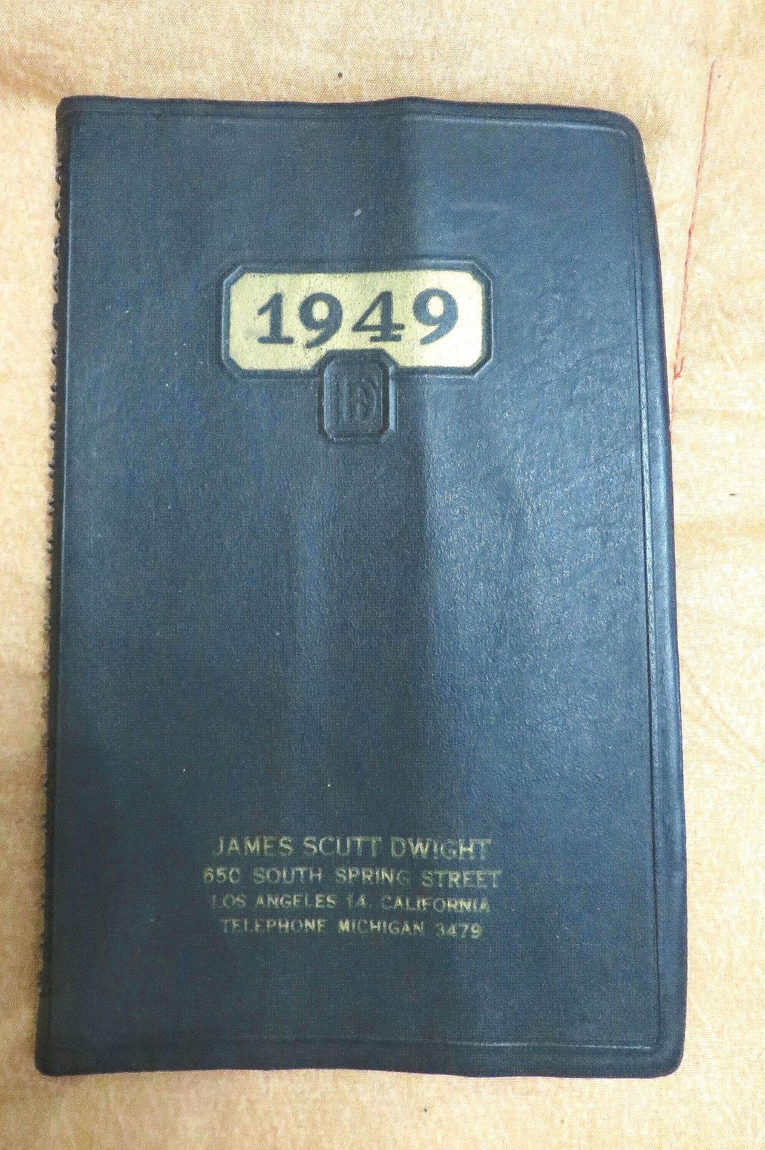 Vintage 1949 James Scutt Dwight Planner or Scheduler - Etsy