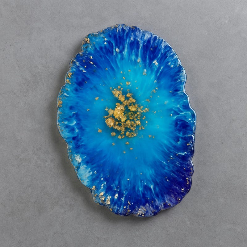 Blue Agate Platter - Etsy