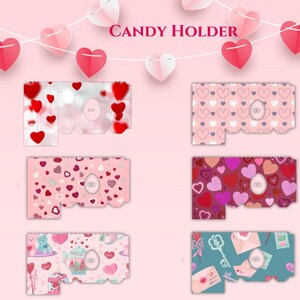Valentine Gift Box Templates Canva Editable Packaging Designs Digital ...
