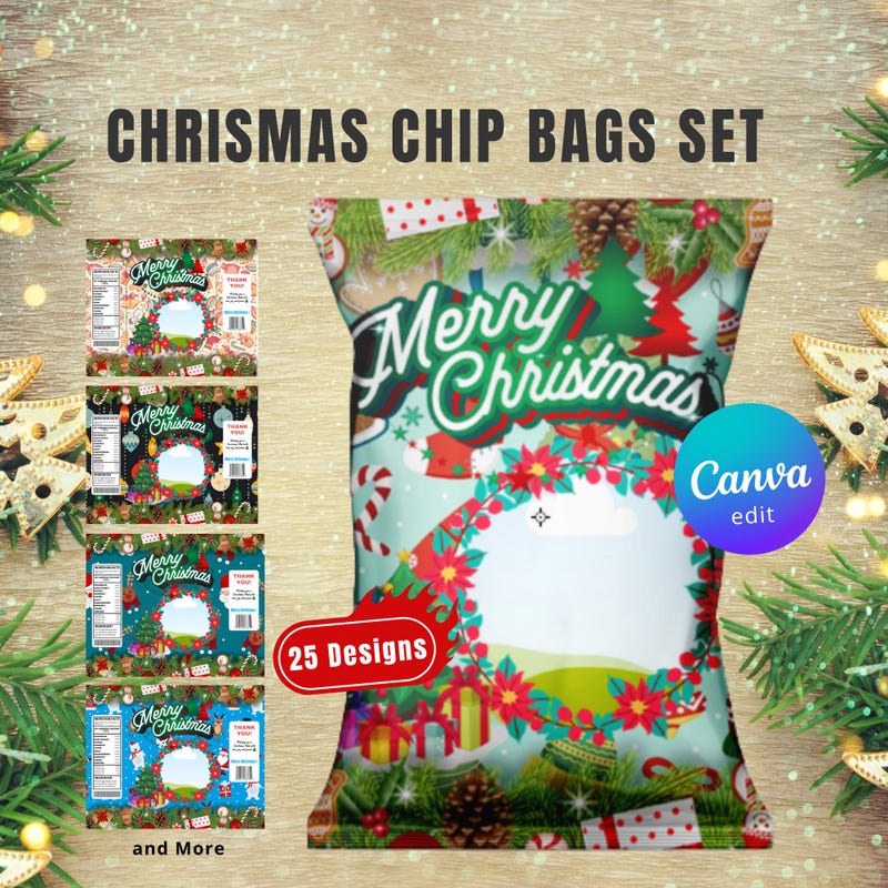 Santa Pouch Template - Etsy