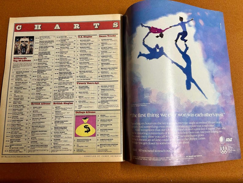 Vintage Rolling Stone Magazine Featuring Jimi Hendrix - Campaign '92 ...