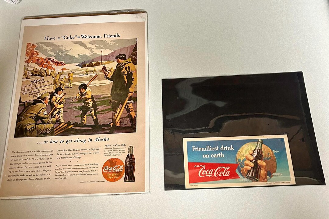 Vintage 1943 Coke Ads – Soldiers, Friendship, Americana - Etsy