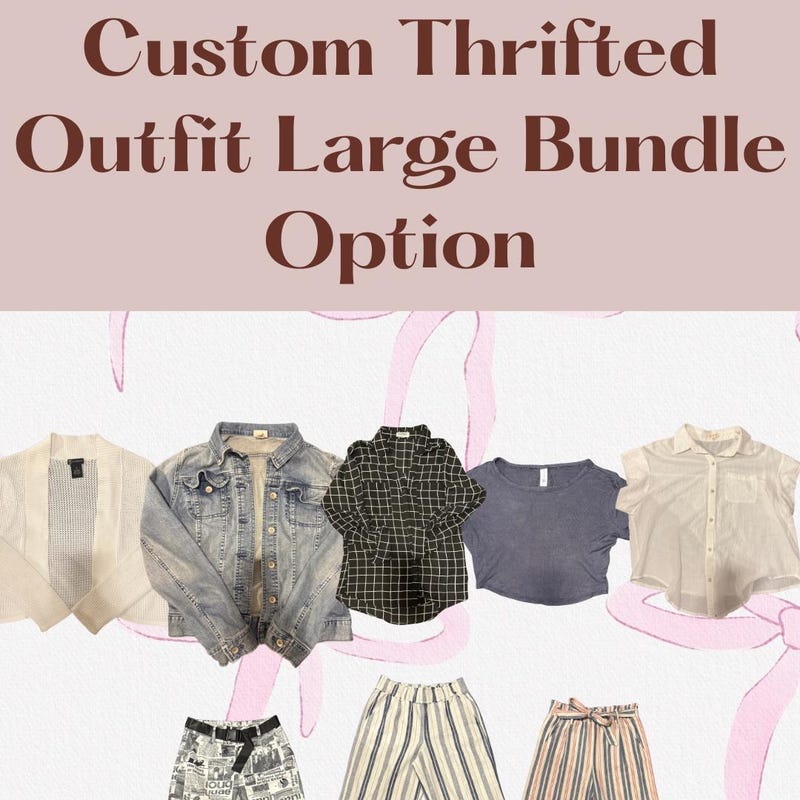 Custom Thrifted Outfit - Etsy