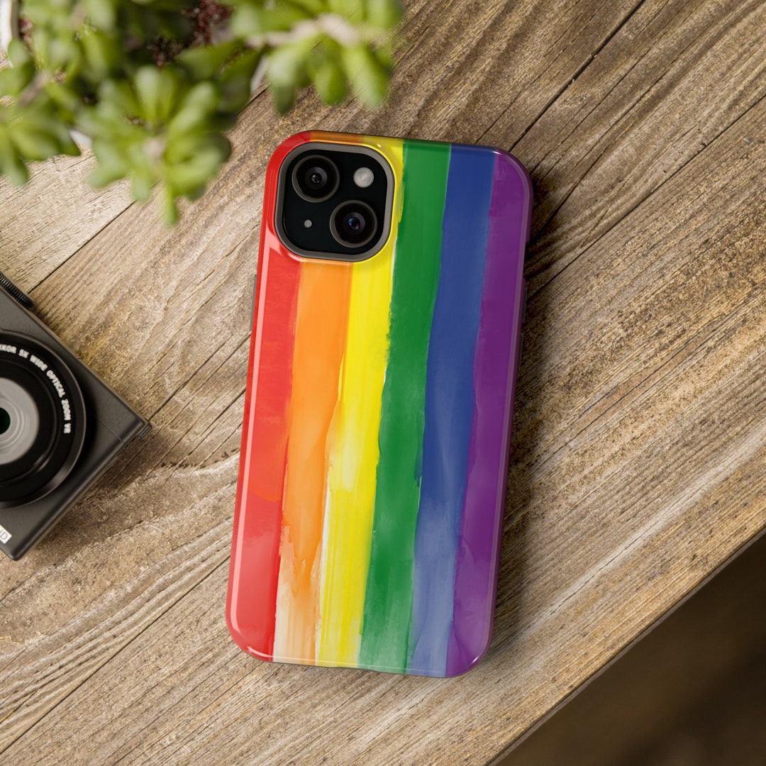 Classic Pride Flag Magsafe Tough Case for Apple Iphones, Painted ...