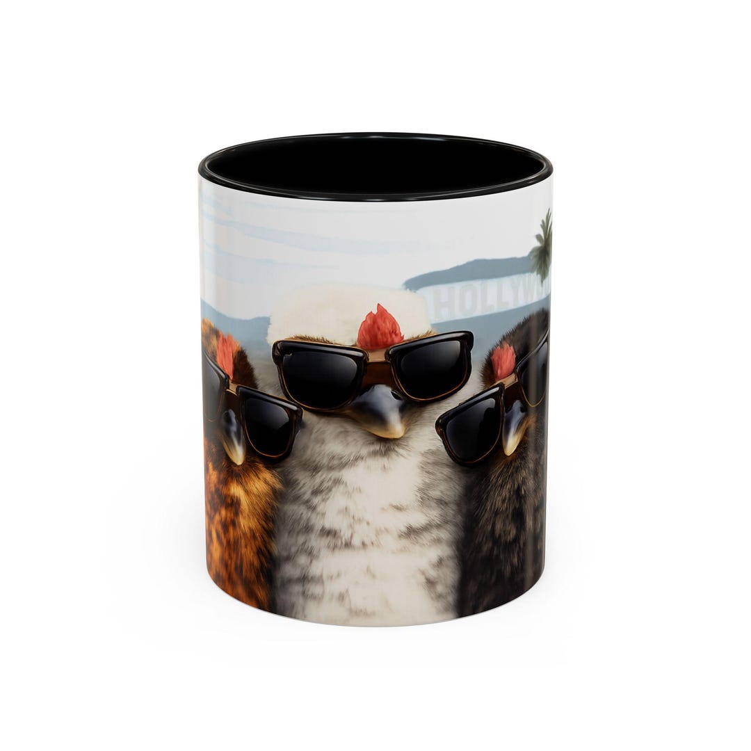 Cool Chickens Selfie Mug Accent Coffee Mug - Etsy