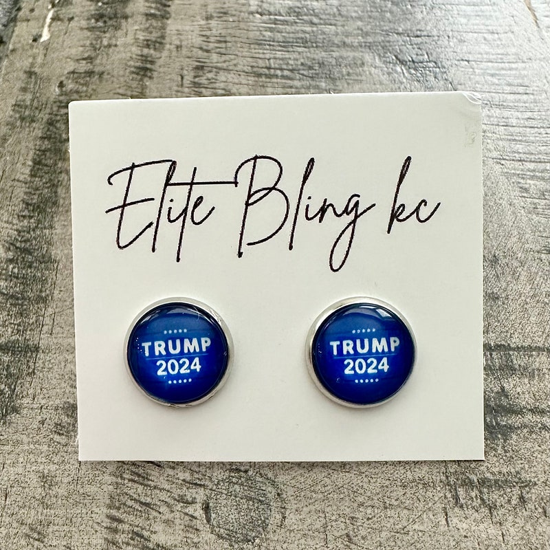 Trump 2024 Earring - Etsy