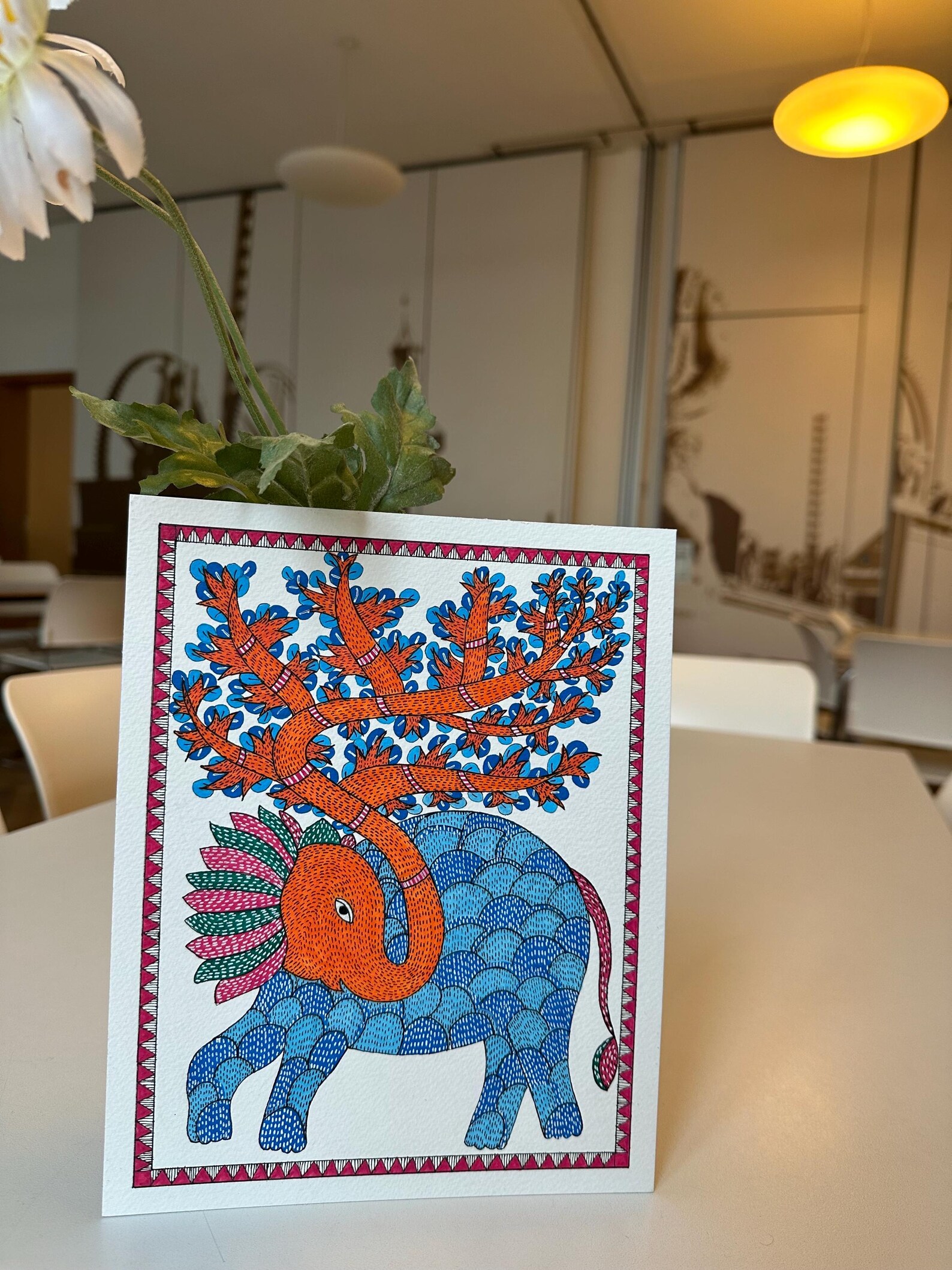 Original Dumbo Gond Art With a Modern Touch | Indian Folk Art | Gond ...