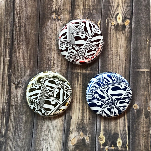 Superhero Button - Etsy