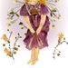 Flower Fairy Art 8x10 PRINT Real Pressed Flower Garden Fairies Wings ...